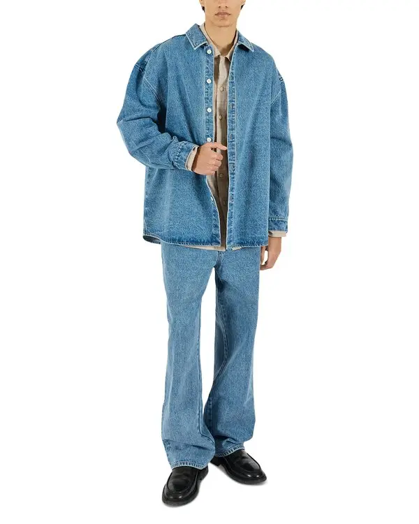 KROST Oversized Denim Shirt - Medium Wash