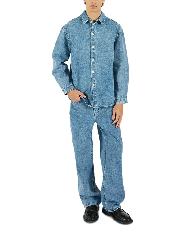 KROST Oversized Denim Shirt - Medium Wash