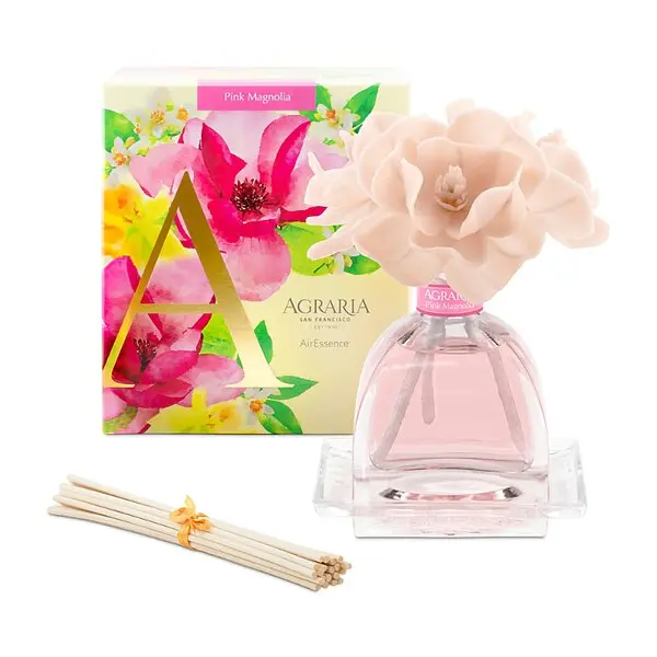 AGRARIA SAN FRANCISCO Magnolia Airessence Diffuser, 7.4 Fl. Oz - Pink
