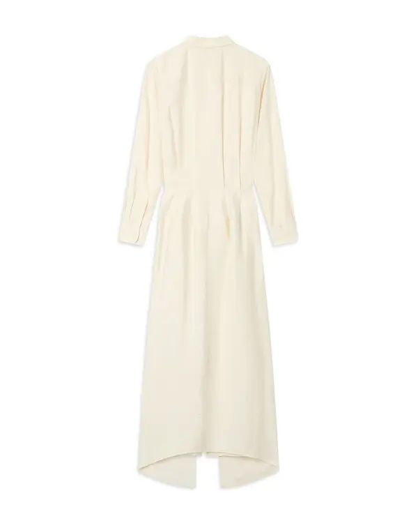 Emporio Armani Techno Wrap Maxi Dress - Vanilla