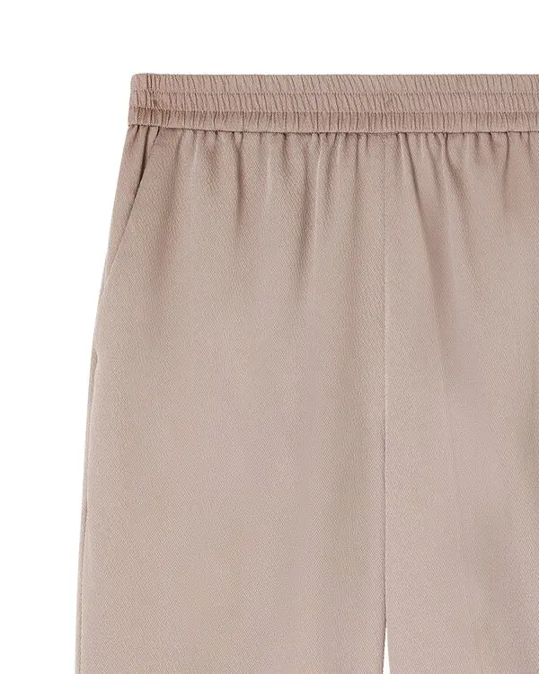 Emporio Armani Crepe Twill Straight Pants