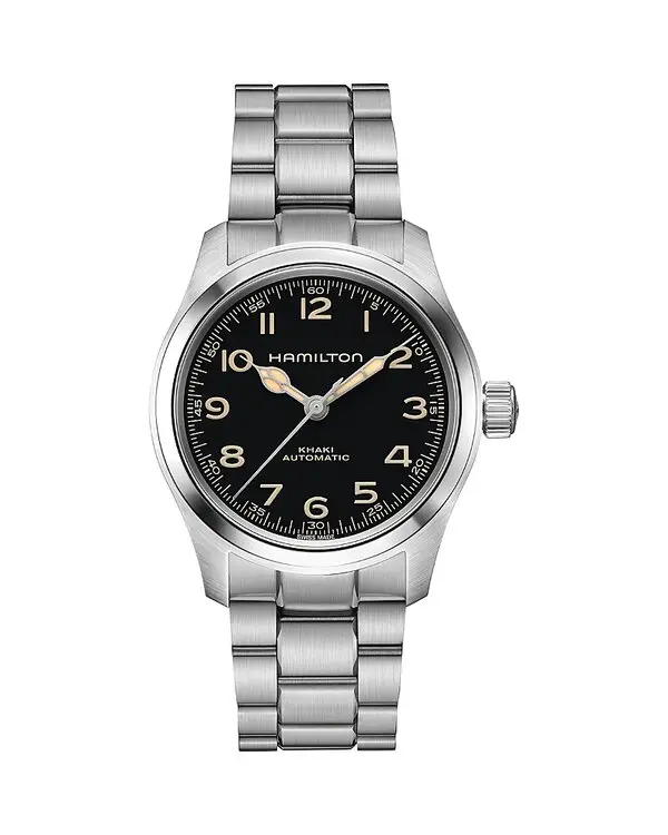 Hamilton Automatic Watch, 38mm - Black/silver