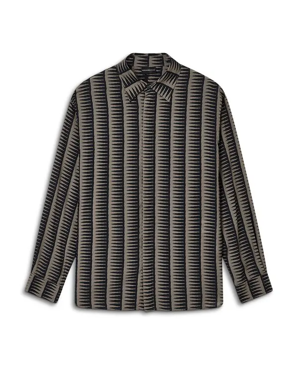 Emporio Armani Lyocell & Viscose Blend Shirt