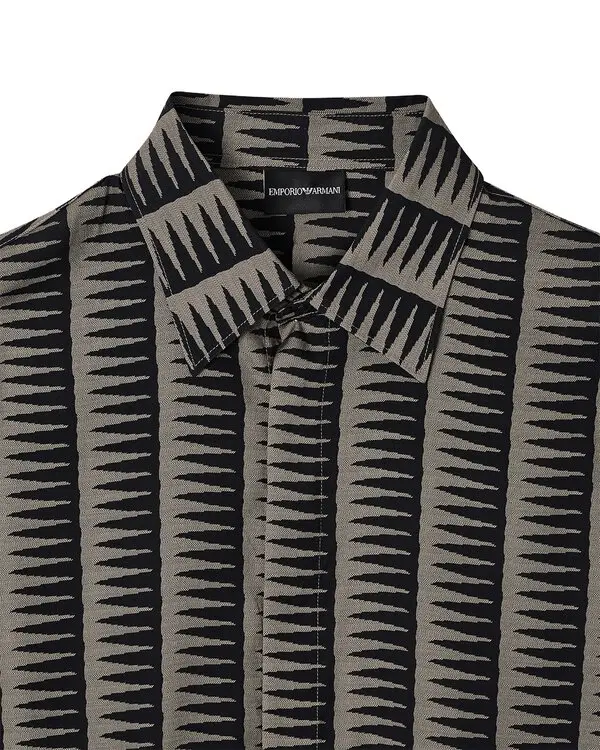 Emporio Armani Lyocell & Viscose Blend Shirt
