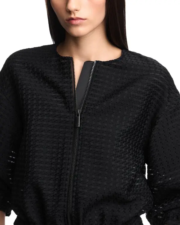 Emporio Armani 3d Jacquard Jacket - Black