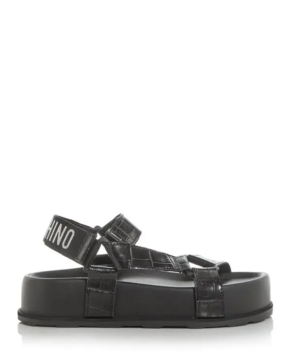 Moschino Strappy Platform Sandals