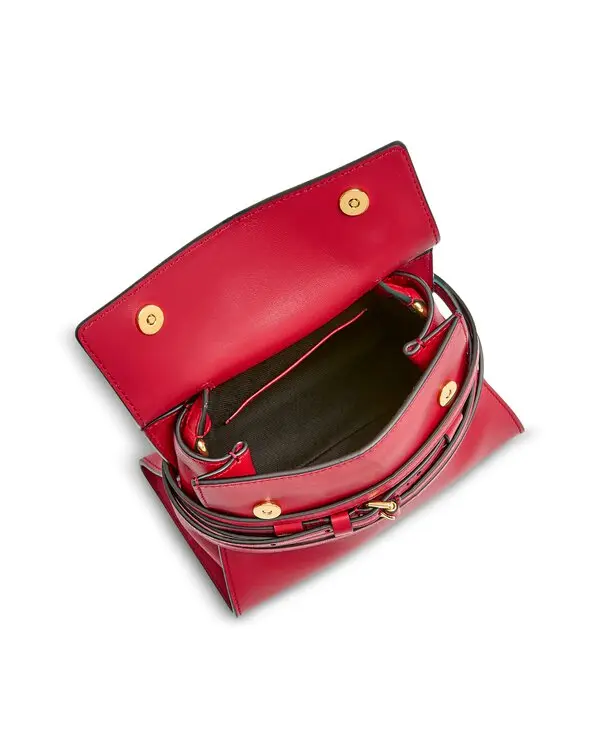 Moschino Small Leather Shoulder Bag - Red