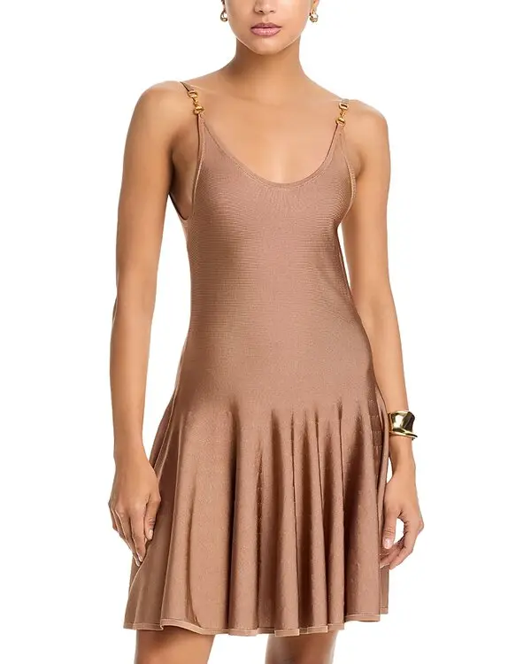 L'Agence Lana Flare Knit Dress