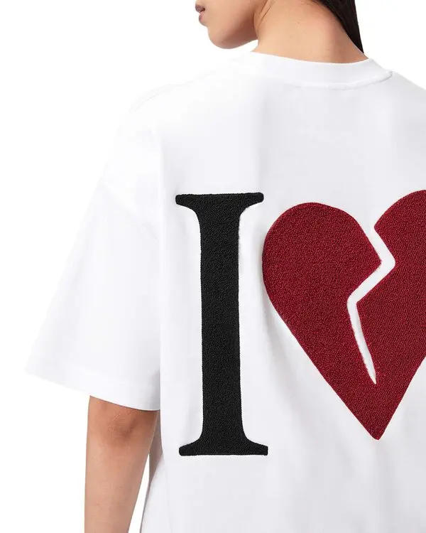 ALLSAINTS Heart Etta Tee - Optic White