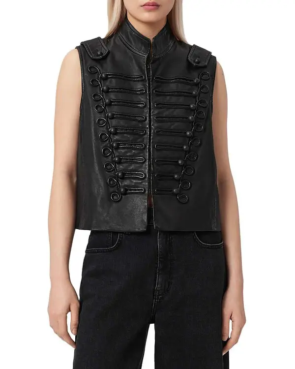 ALLSAINTS Rummy Leather Vest