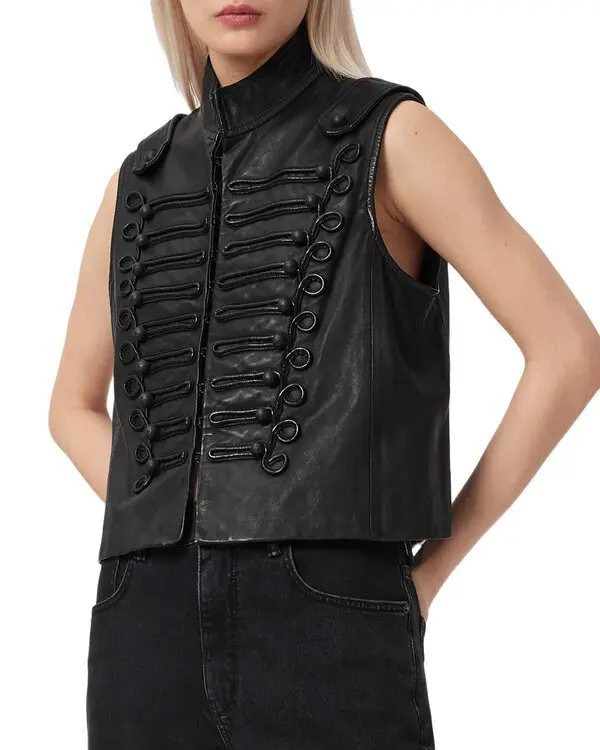 ALLSAINTS Rummy Leather Vest