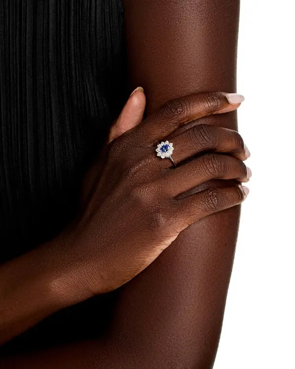 Bloomingdale'S Diamond And Tanzanite Ring