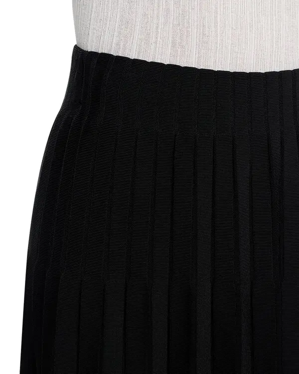 Lafayette 148 New York Pleated Pull On Knit Skirt