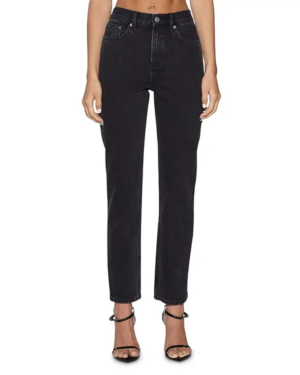 Ksubi Pinup High-rise Straight Jeans - Black