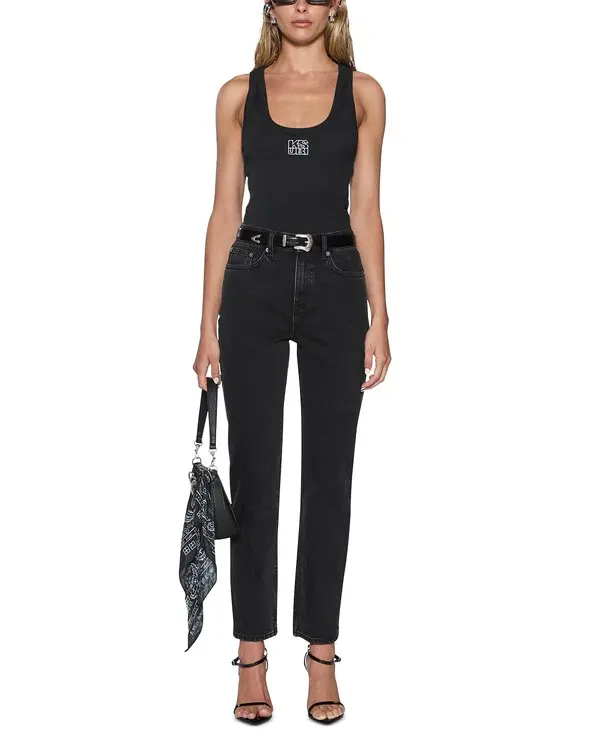Ksubi Pinup High-rise Straight Jeans - Black