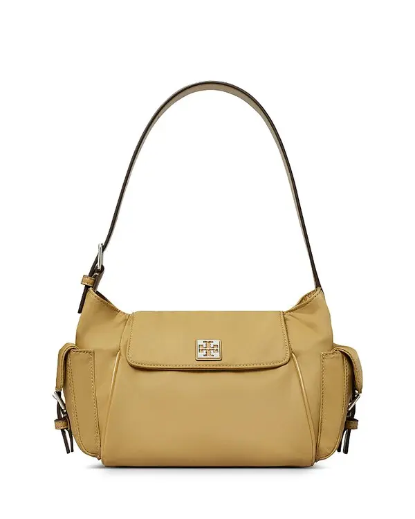 Tory Burch Virginia Pocket Shoulder Bag - Wheat