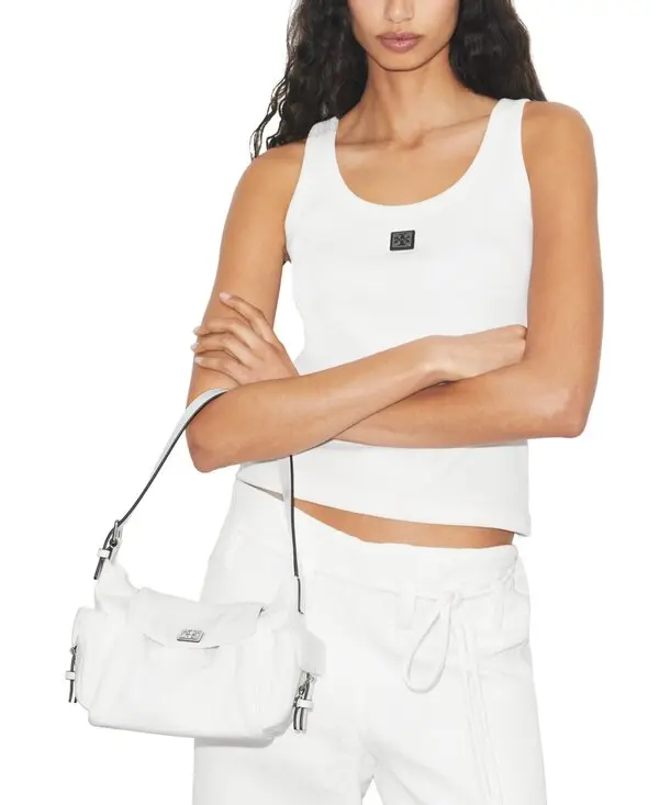 Tory Burch Virginia Pocket Shoulder Bag - White