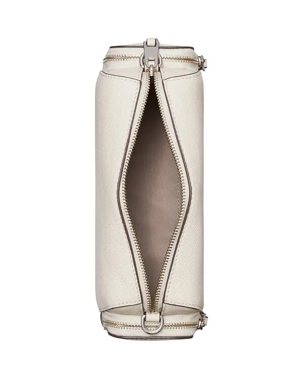 Tory Burch Perry Voyager Leather Crossbody - Light Cream