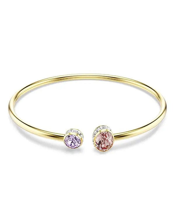 SWAROVSKI Chroma Crystal Flexible Bangle - Gold