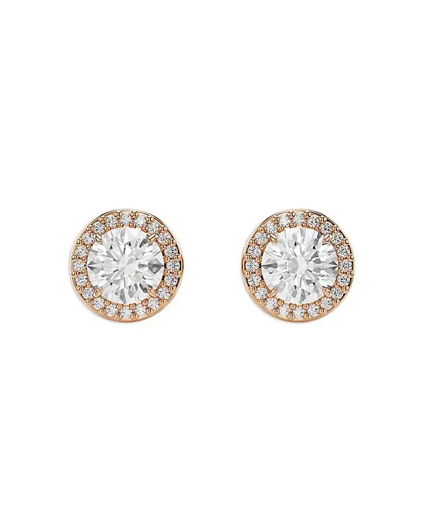 SWAROVSKI Una Angelic Stud Earrings - Rose Gold