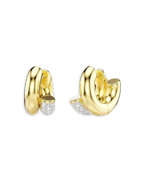 SWAROVSKI Dextera Crystal Hoop Earrings - Gold