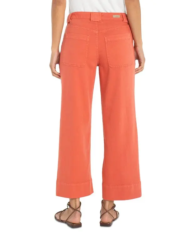 LIVERPOOL Stride Mid Rise Cargo Wide Jeans