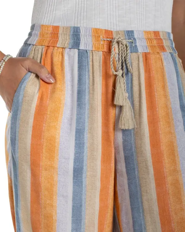 LIVERPOOL Striped Drawstring Pants