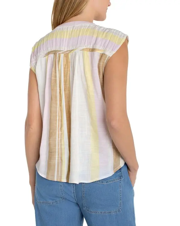 LIVERPOOL Dolman Button Front Blouse