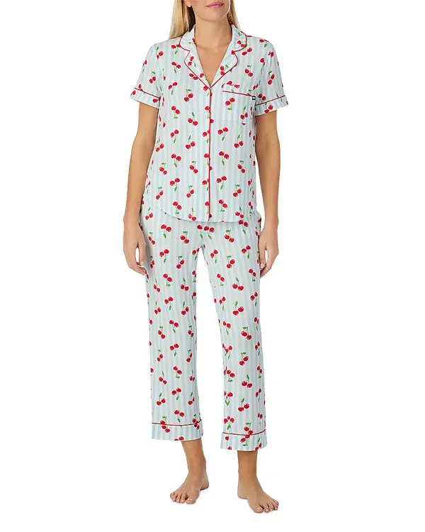 Kate Spade New York Shirt & Pants Pajama Set - Blue Multi