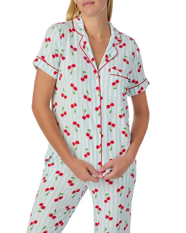Kate Spade New York Shirt & Pants Pajama Set - Blue Multi
