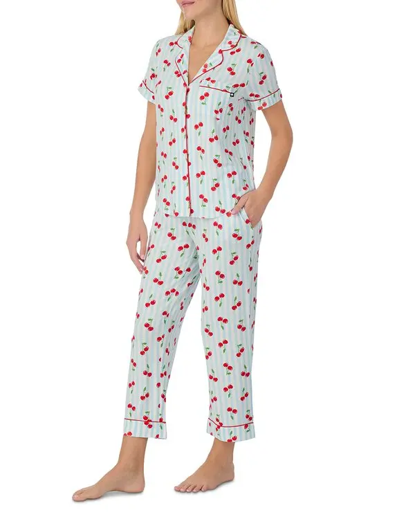 Kate Spade New York Shirt & Pants Pajama Set - Blue Multi