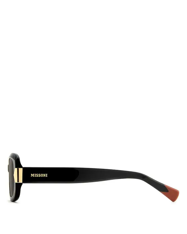 Missoni Rectangular Sunglasses, 52mm - Black