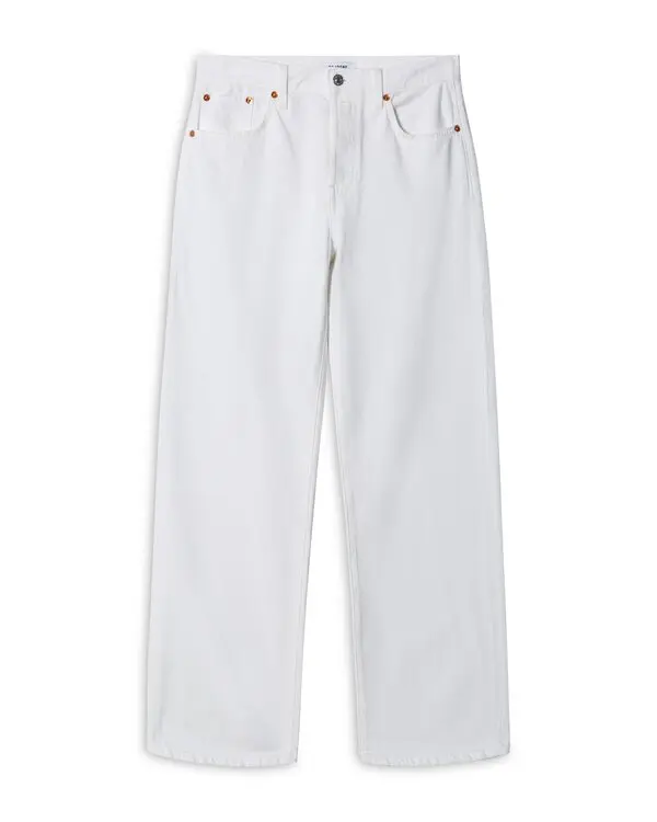 RE/DONE The Thrasher Mid-rise Loose Straight Jeans - Blanco
