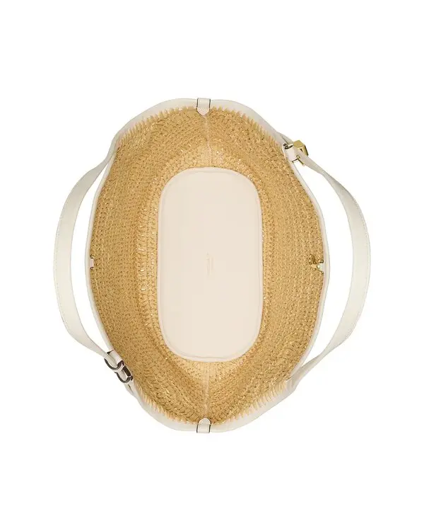 Kate Spade New York Deco Straw Tulip Tote