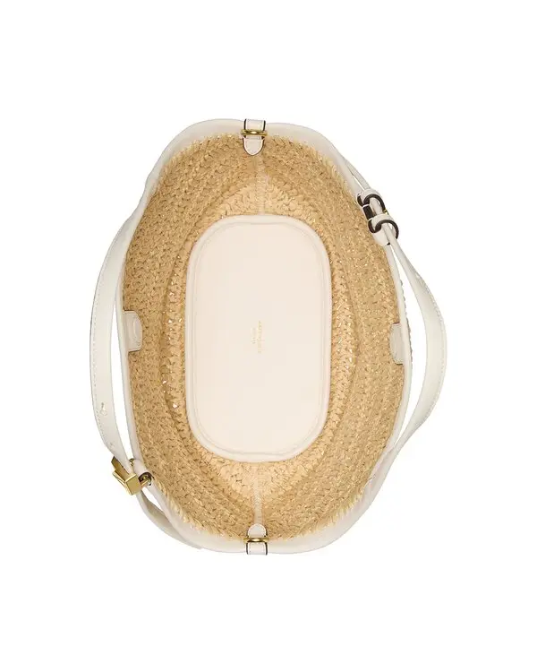 Kate Spade New York Deco Small Straw Tulip Tote