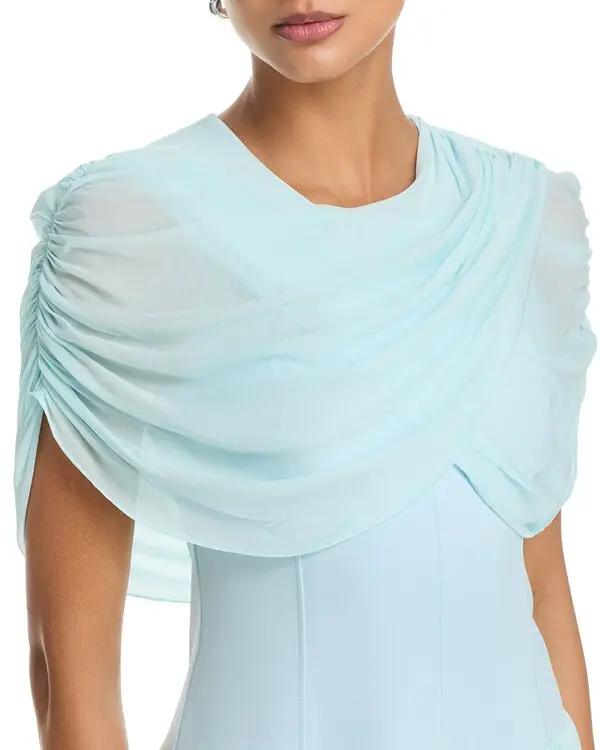 Simkhai Nancie Cape Maxi Dress - Sky
