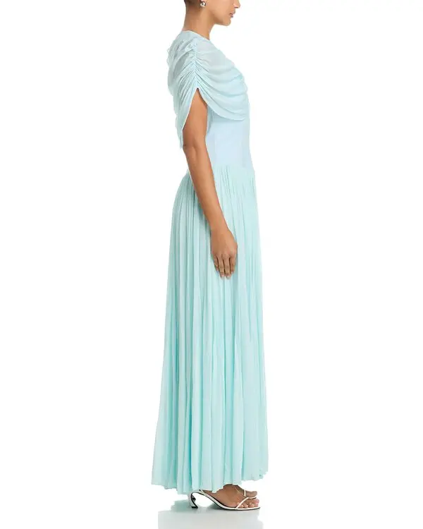 Simkhai Nancie Cape Maxi Dress - Sky