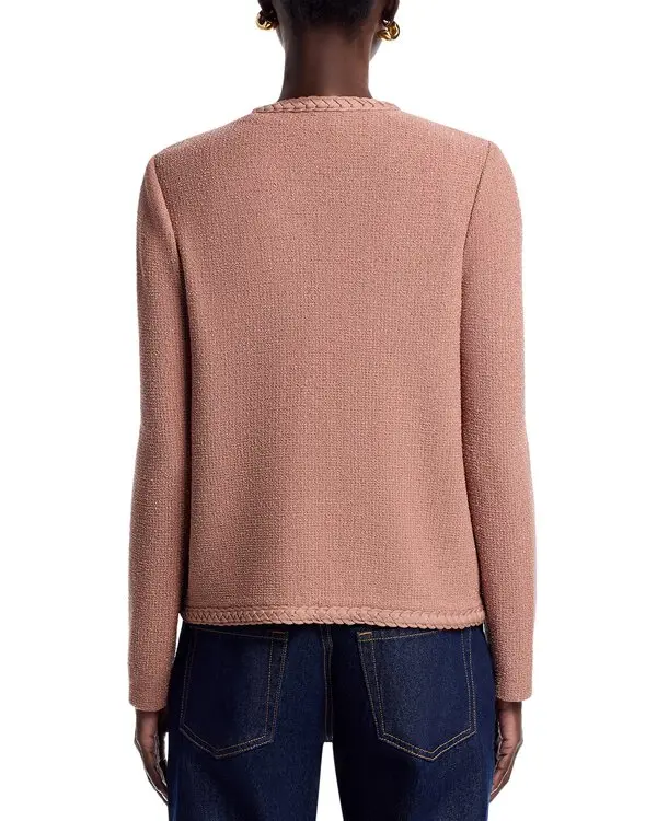Misook Soft Knit Jacket - Charmeuse