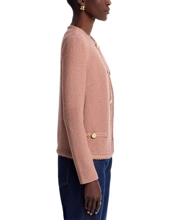Misook Soft Knit Jacket - Charmeuse