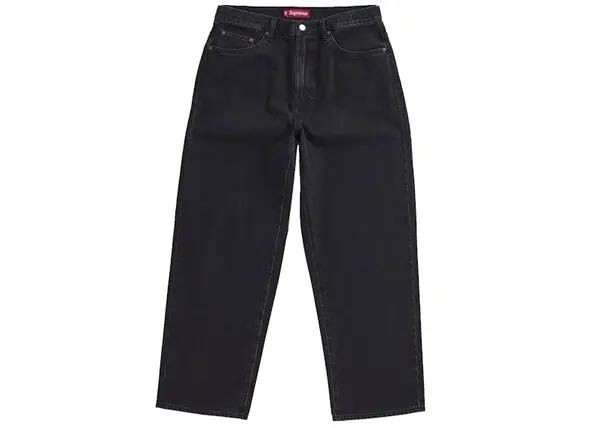 Supreme Baggy Jean - Washed Black