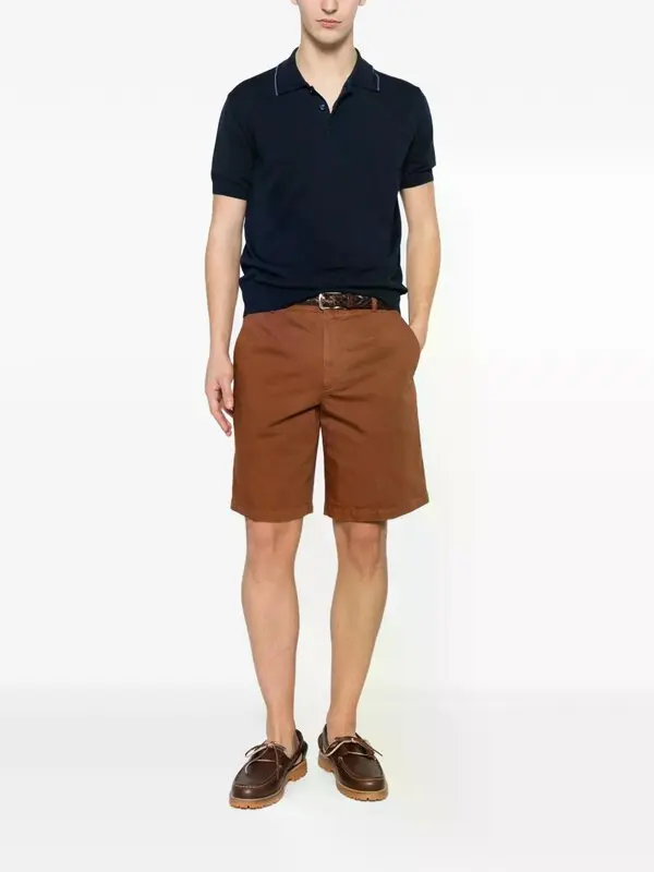 Canali Piped Polo Shirt