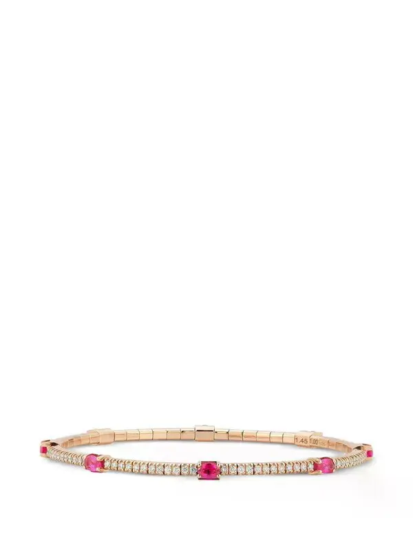 Roberto Demeglio Diamond And Ruby Bracelet - Pink