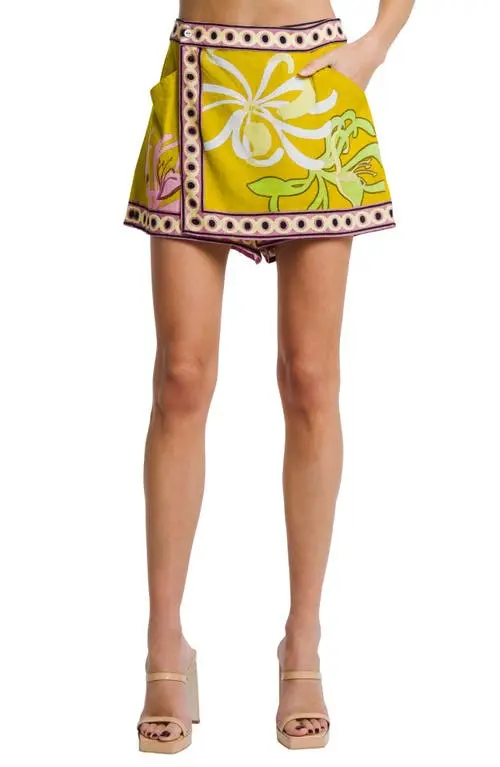 CIEBON Elara Linen Blend Skort