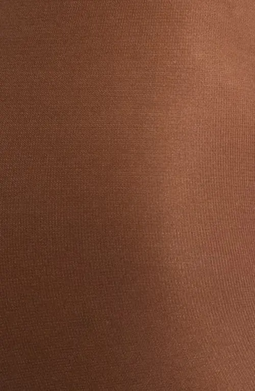 Hue Sheer Control Top Tights - Cocoa