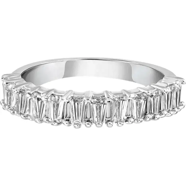 BEARFRUIT JEWELRY Cassie Band Ring - Silver/size 7
