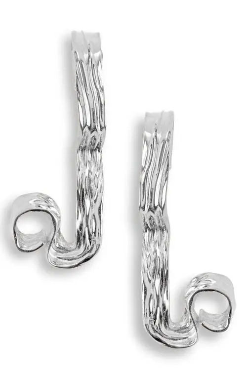 NAVEDA Naisa Drop Earrings - Silver