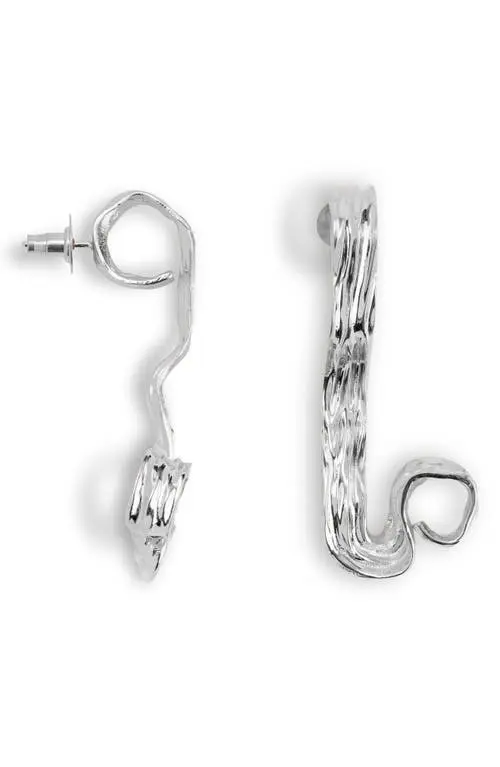 NAVEDA Naisa Drop Earrings - Silver