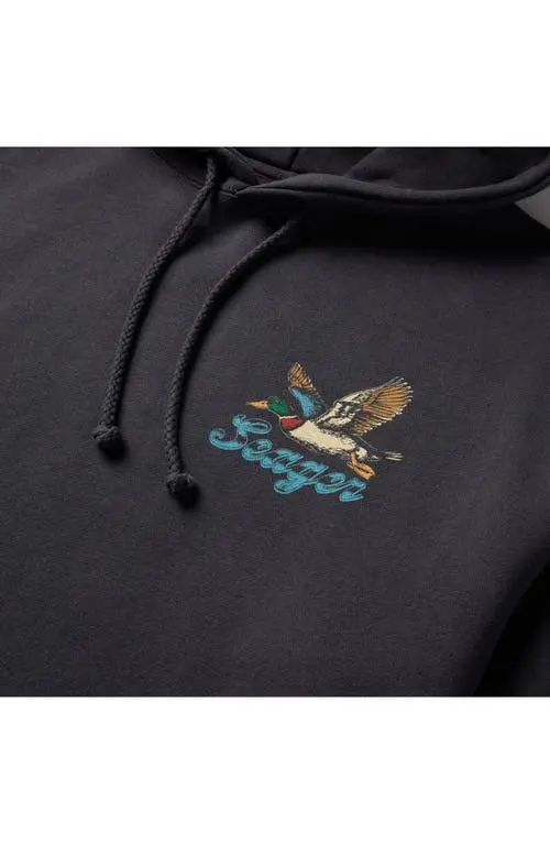 SEAGER CO Hooded Cotton-blend Fleece Knit Pullover