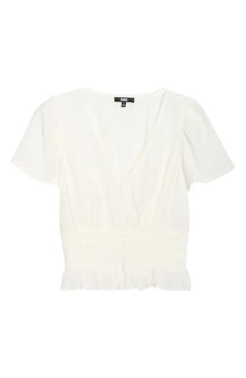 Paige Rive Top - White