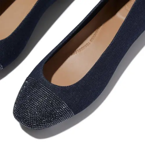 Fitflop Delicato Crys Cap-toe Ballerina